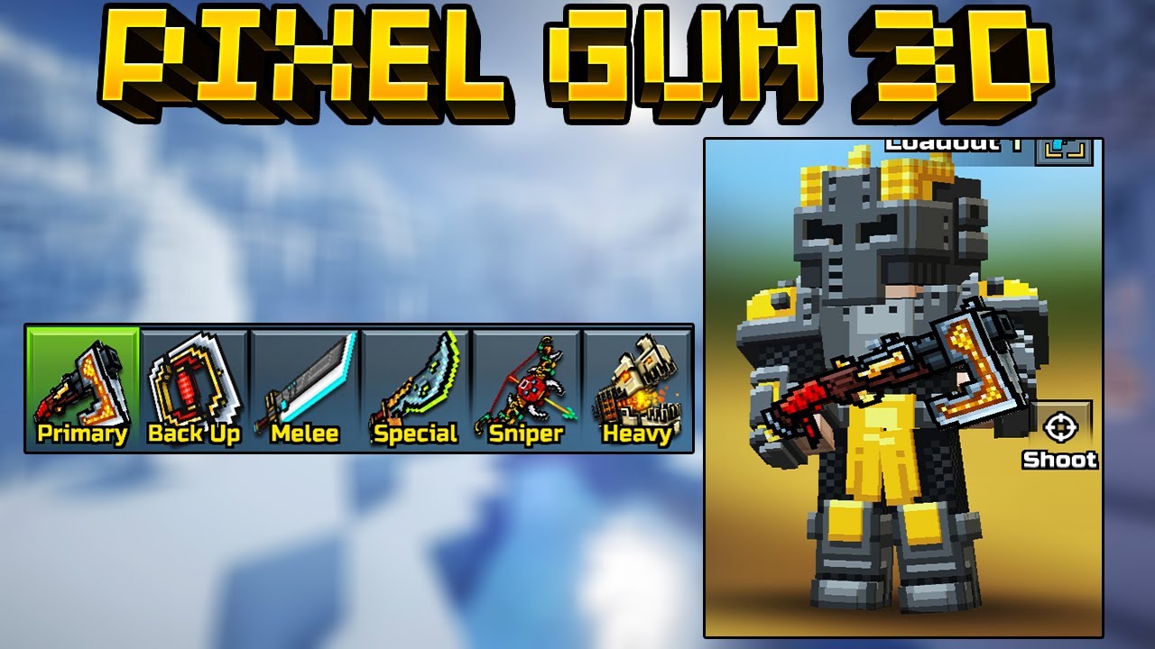 PIXEL GUN 3D - DRAGOON SET GAMEPLAY - YouTube