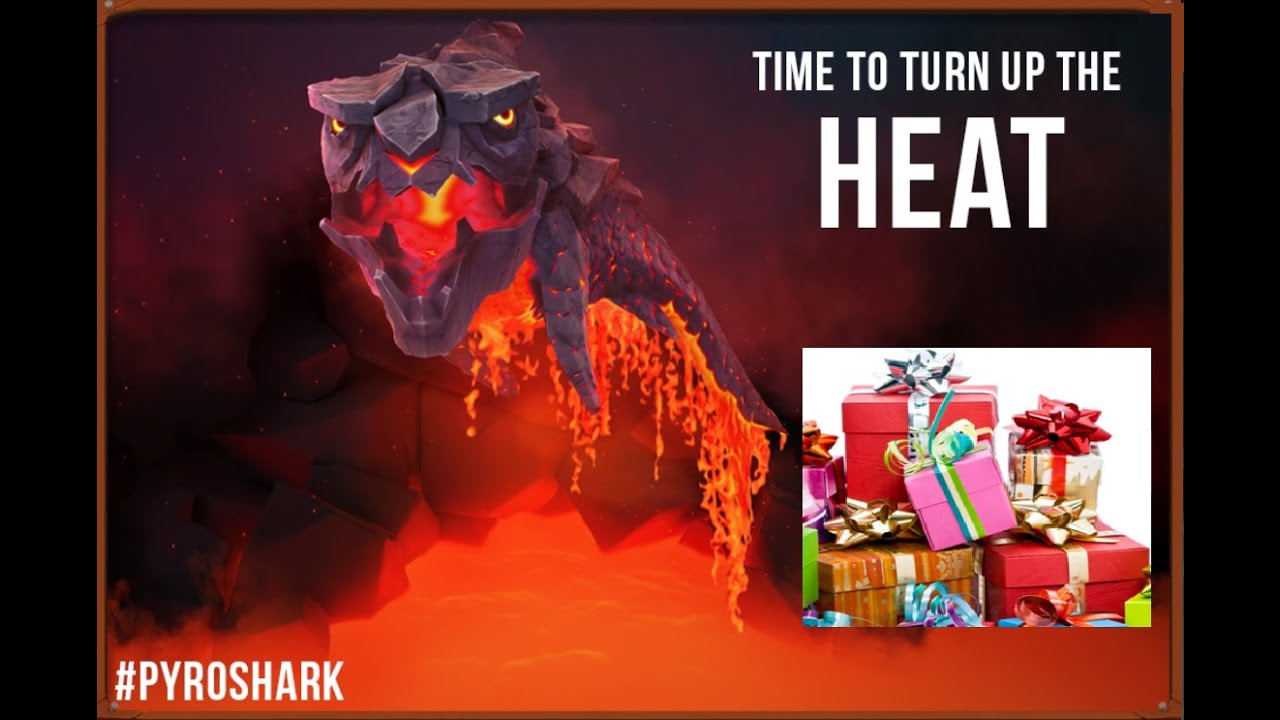 Pyroshark getting Presents from - Hungry Shark Evolution - YouTube