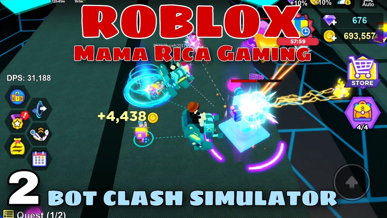 1 BOT CLASH SIMULATOR PART 2 @RICAGAMEPLAY - YouTube