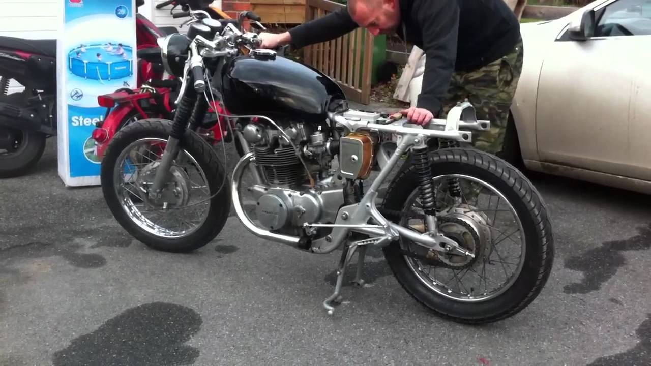 Honda CB450 test start - YouTube