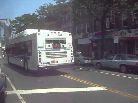New York City Transit Bus: 352 New Flyer C40LF CNG on B35 - YouTube