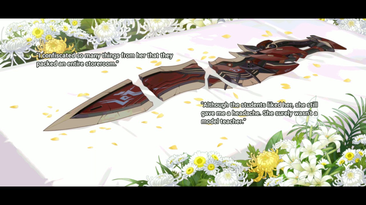 Himeko's funeral: Theresa and Kiana's Confession - YouTube