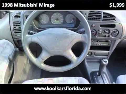 1998 Mitsubishi Mirage Used Cars Fort Lauderdale FL - YouTube