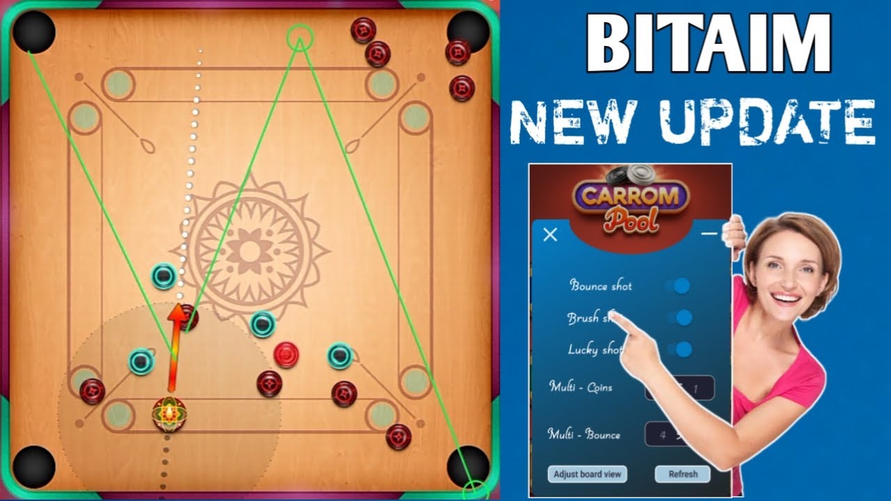 Bitaim New Update 😱 Carrom Pool Aim Hack #Bitaim #Aimhack # ...