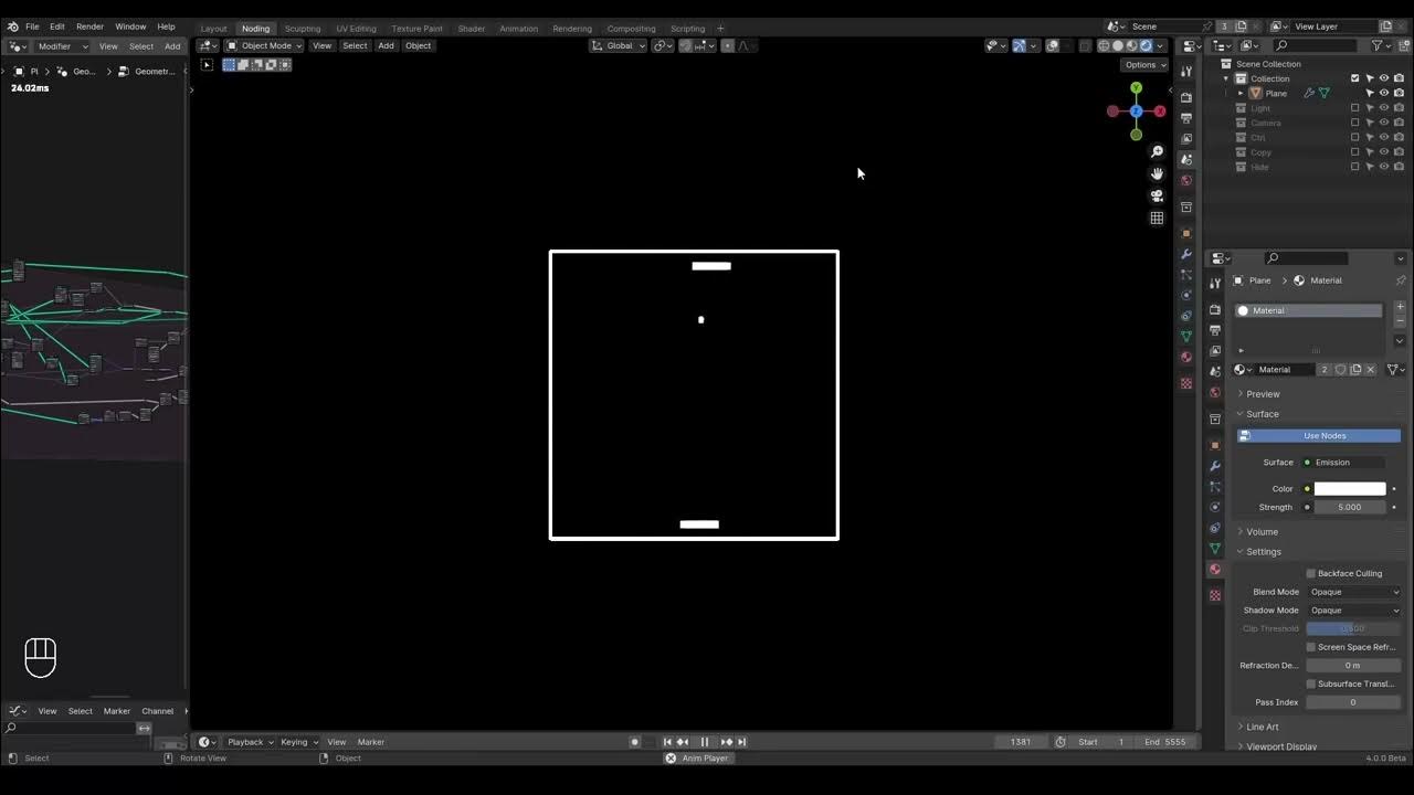 [Demo] An Automated Game - Blender Geometry Nodes 4.0; Nodevember2023; Noding-Product - YouTube