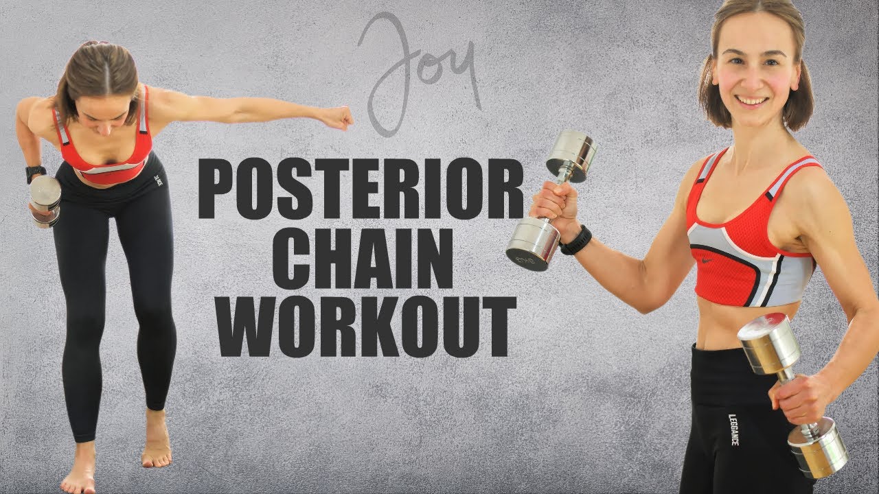 35 Min HAMSTRING, GLUTES and BACK | POSTERIOR CHAIN Workout - YouTube