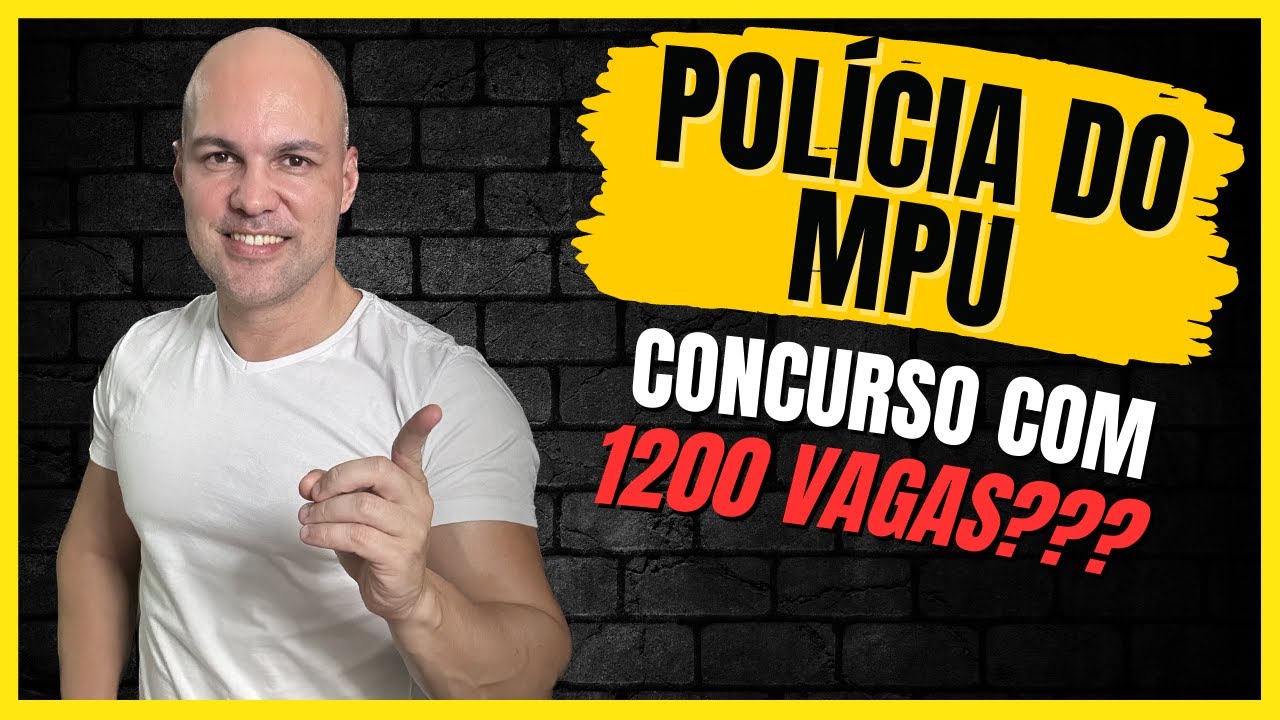 Concurso da Polícia do MPU - 1200 vagas ainda esse ano? - YouTube