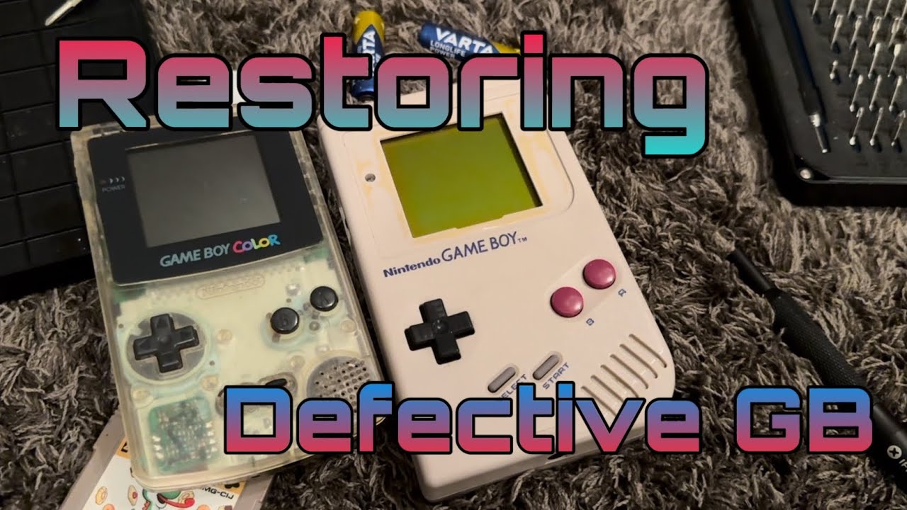 Restoring Defective Nintendo GameBoy from Japan! - YouTube