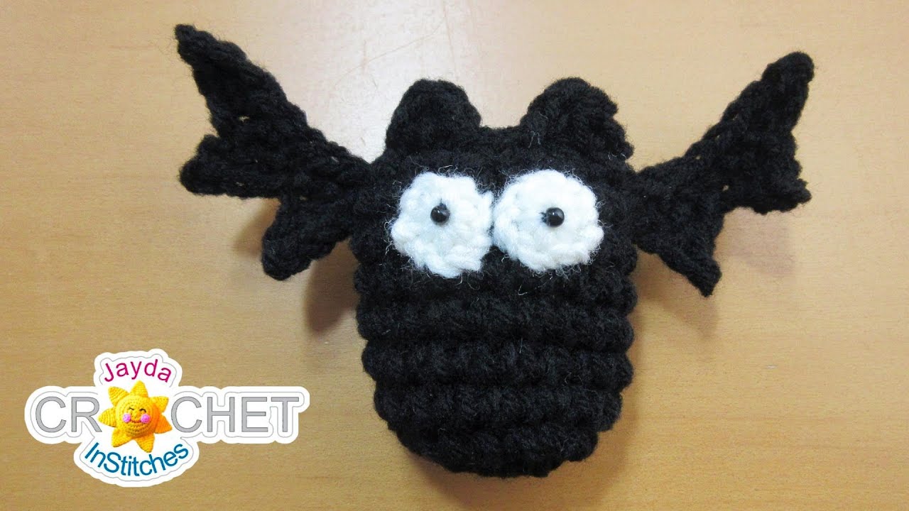 Chibi Chubby Tubby Bat Crochet Pattern & Tutorial - YouTube