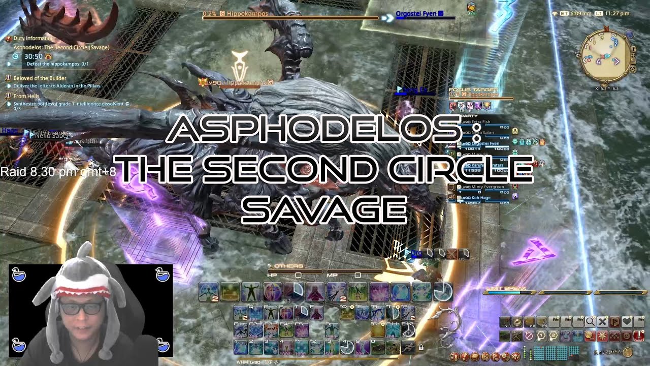 FFXIV Endwalker - Asphodelos : The Second Circle SAVAGE [P2S] [Healer ...