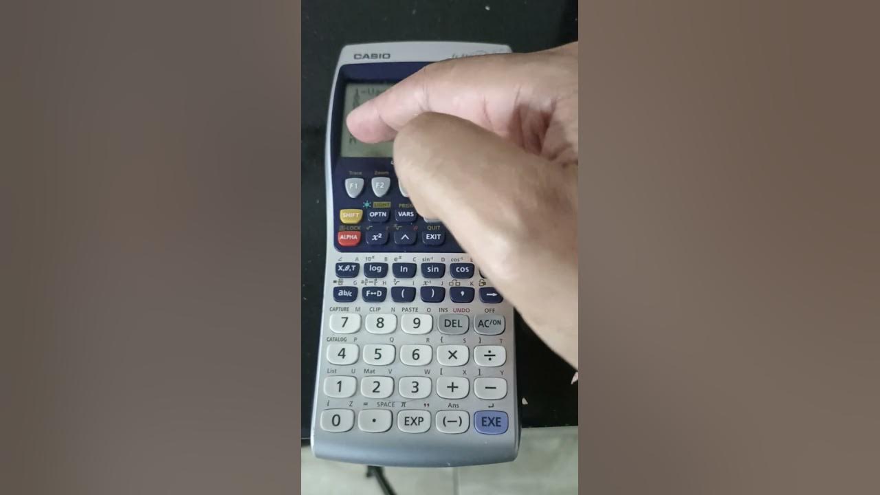 How to work out Descriptive stats on your casio GDC? - YouTube