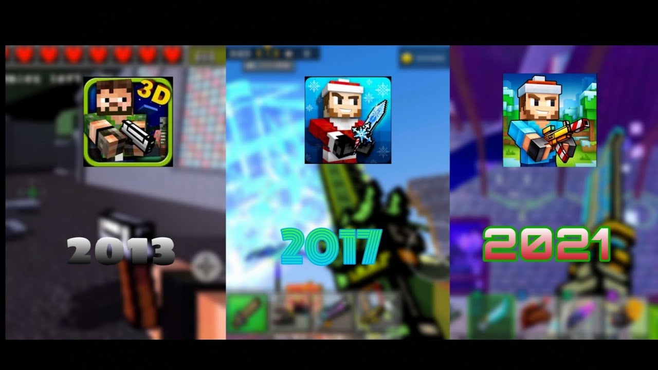 The Evolution of Pixel Gun 3D (2013-2022) - YouTube