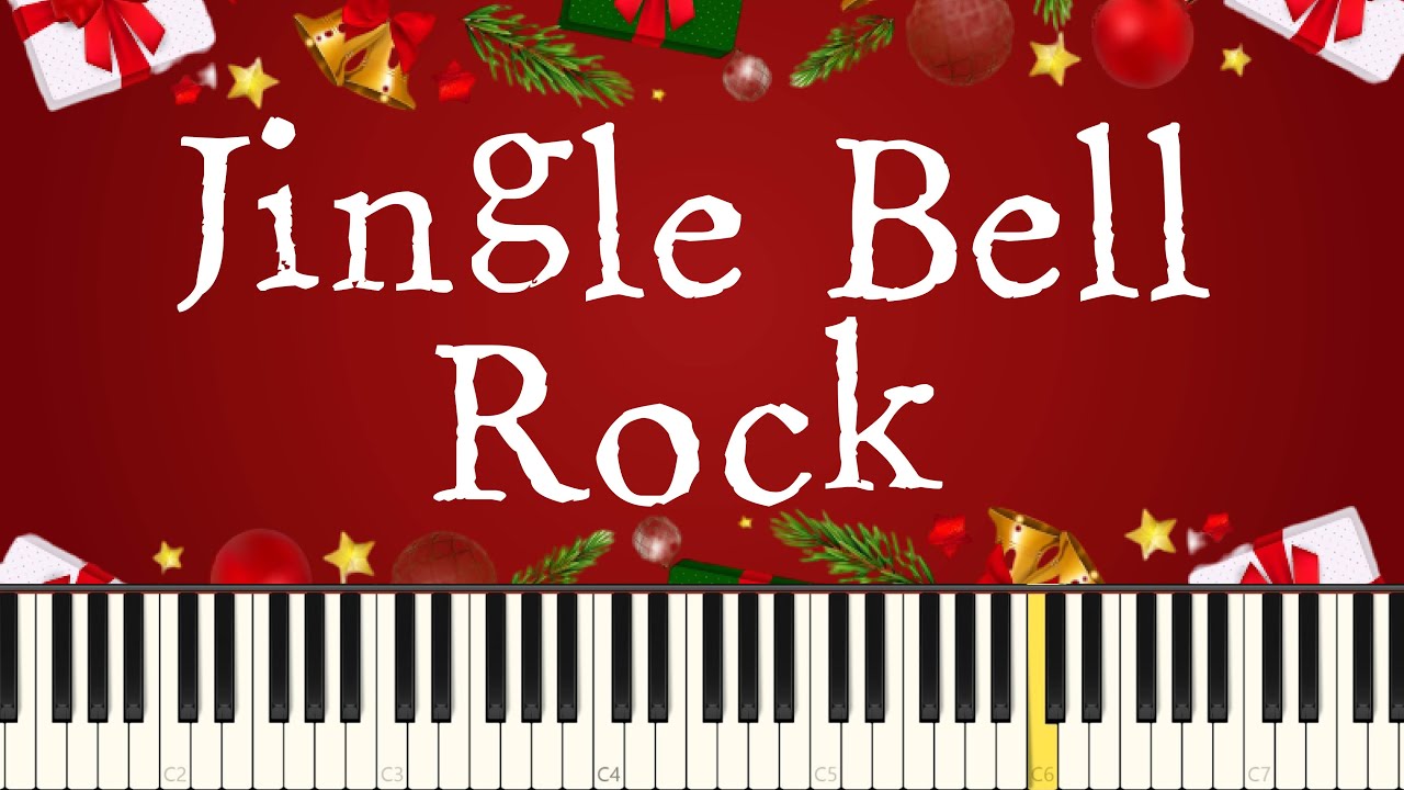 Bobby Helms - Jingle Bell Rock (Christmas Song) | Medium Piano Tutorial ...