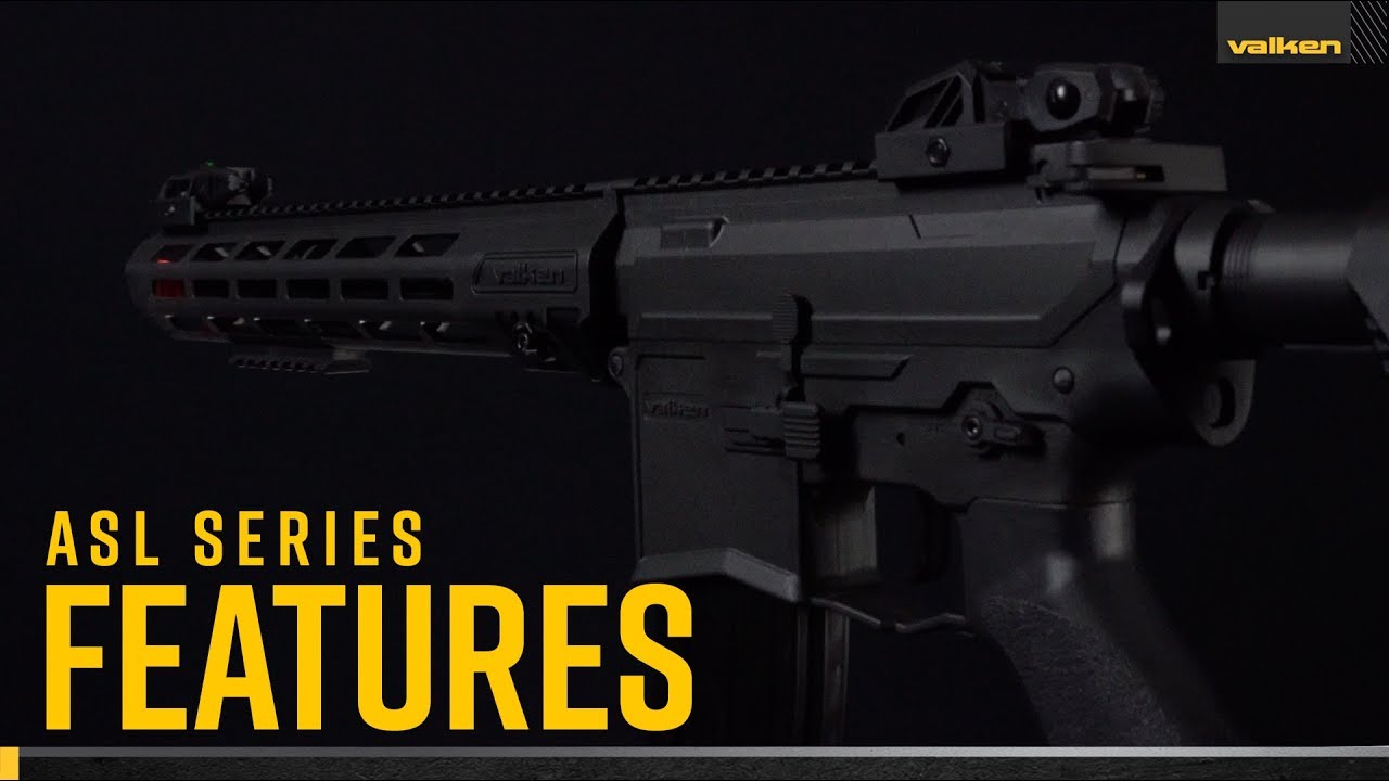 Airsoft Rifle - Valken's NEW AEG Accelerate Sport Line ASL Rifle - YouTube