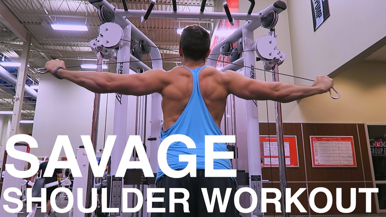 Savage Shoulder Workout For Mass and Conditioning (Advanced) - YouTube