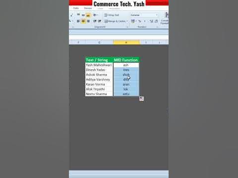 #excel #exceltricks #yashmaheshwari #sscchsl #ssccgl #commercetech #yash #exceltutor # ...