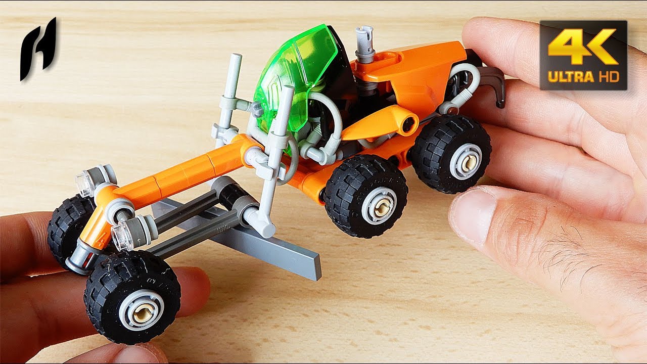 How to Build the Lego Technic Futuristic Autonomous Grader (MOC - 4K ...