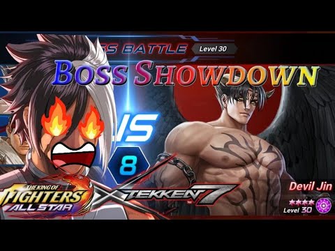 Kof allstar Devil jin Level 30 Boss showdown |🔥🔥| Kof allstar x tekken ...