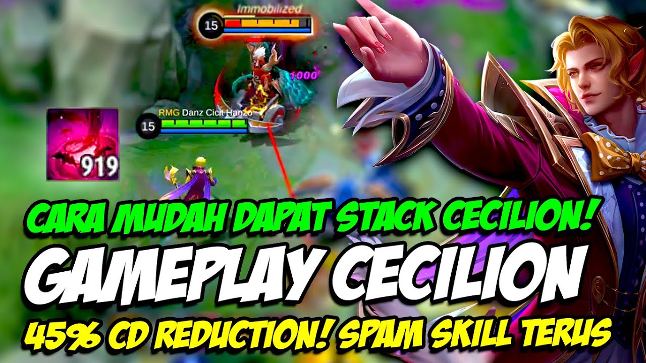 GAMEPLAY CECILION | CARA DAPAT STACK CECILION TERCEPAT! CECILION ITEM ...