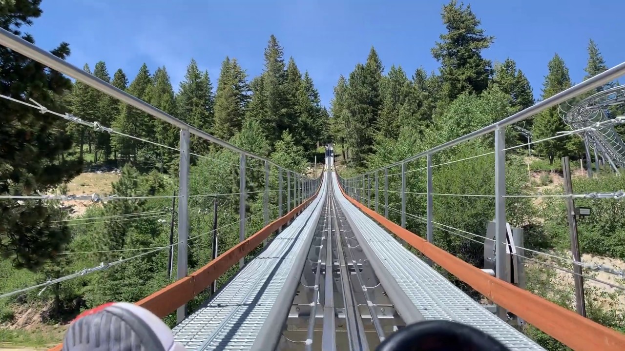 Bogus Basin Alpine Coaster near Boise Idaho - YouTube