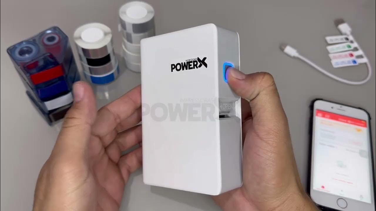 Etiquetadora Modelo Light - Impressoras PowerX - YouTube