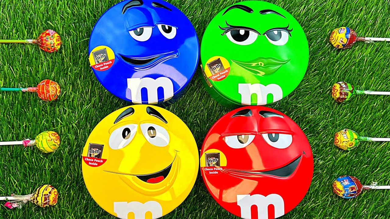 Satisfying Video | Unpacking and Mixing Rainbow Candy and 4M&M’s Boxes ...