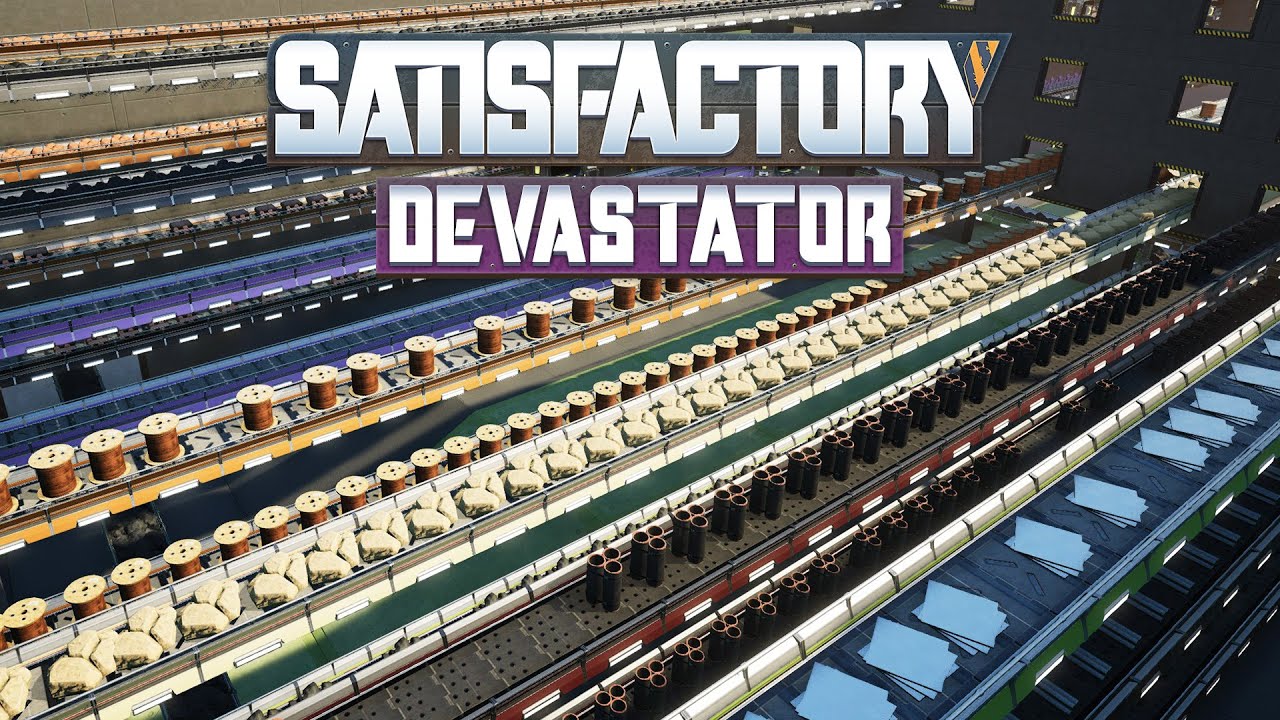 Satisfactory - Update 8 And Main Bus Cleanup - YouTube