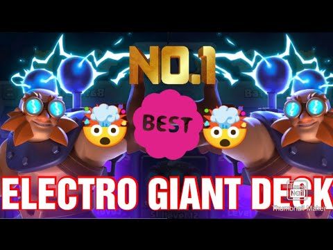 ELECTRO GIANT DECK CLASH ROYALE | BEST ELECTRO GIANT DECK | CLASH ...