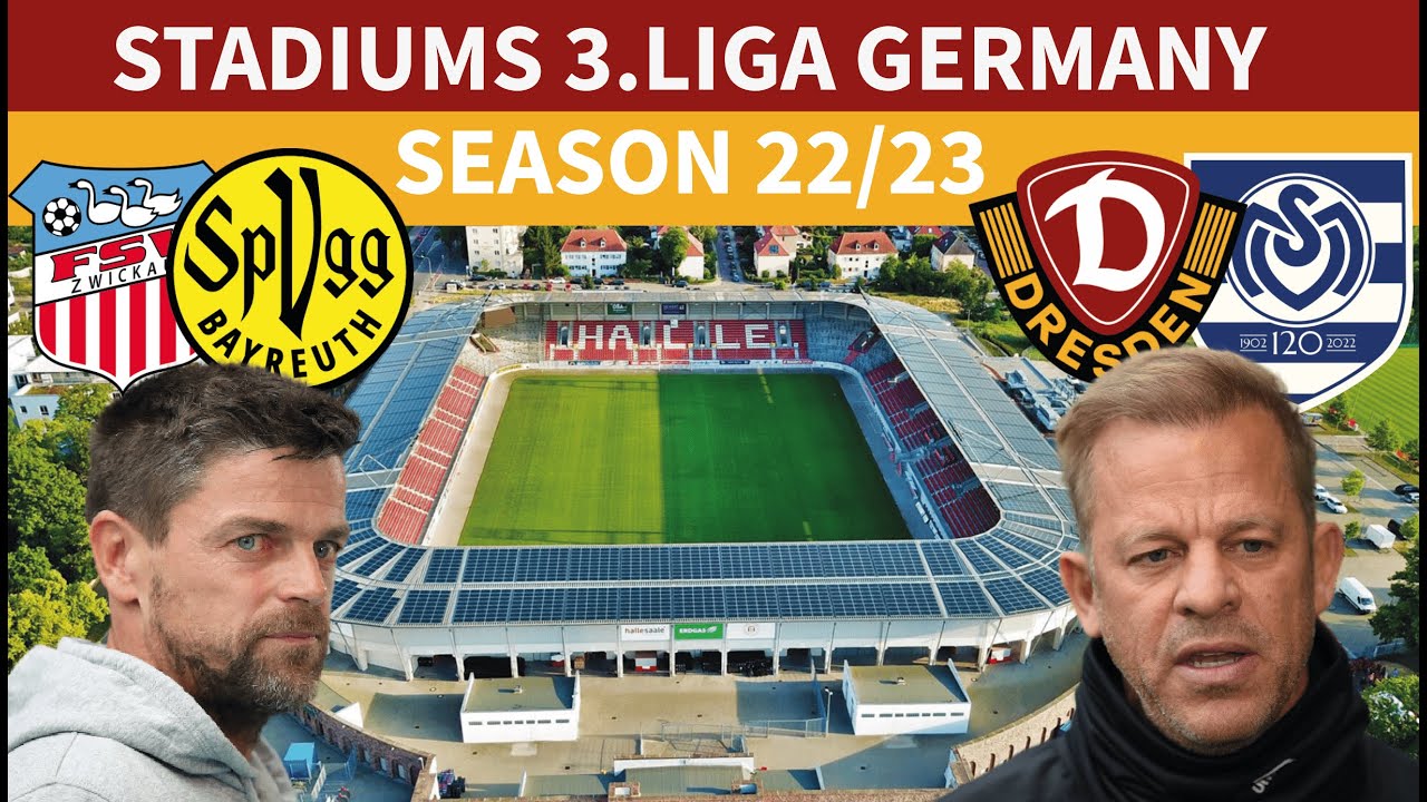 STADIUMS 3. LIGA | German 3rd Division - YouTube