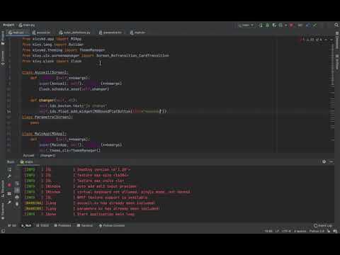 4- Application mobile avec python-Kivy: manipulation des widgets - YouTube