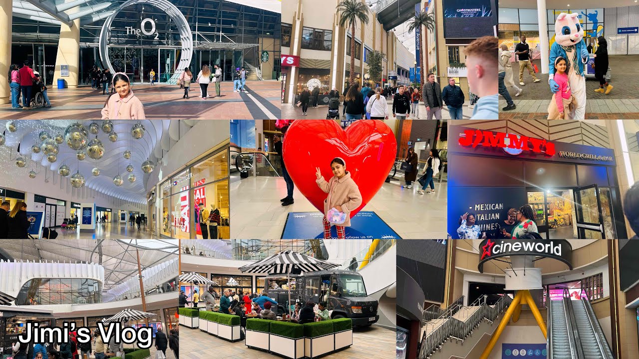 O2 Arena Walk Tour in Spring |London outlet Shopping Centre Walking ...