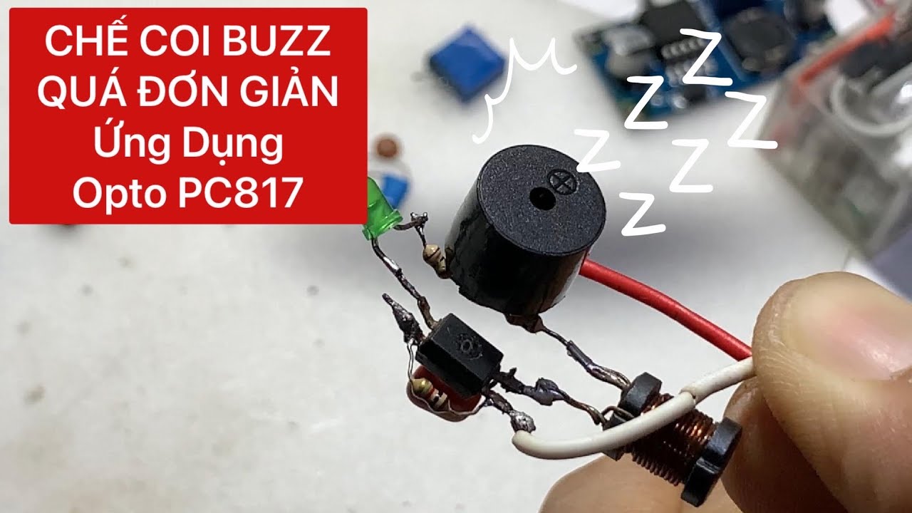 Tự Chế Còi Buzz Bảo Vệ Mạch Bằng Opto PC718. Levien DIY - YouTube
