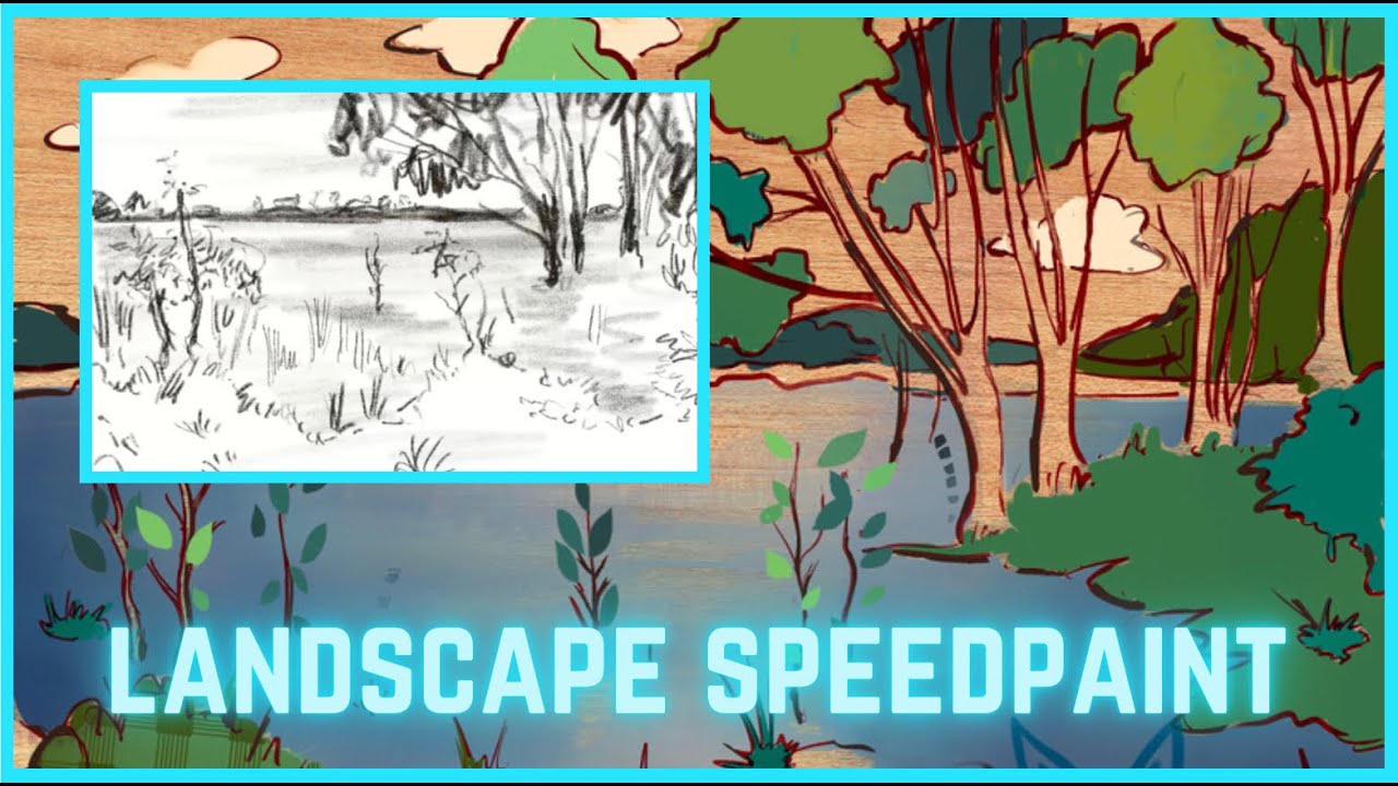 Charcoal to Canvas: Mastering Landscape Digital Art in Procreate ...