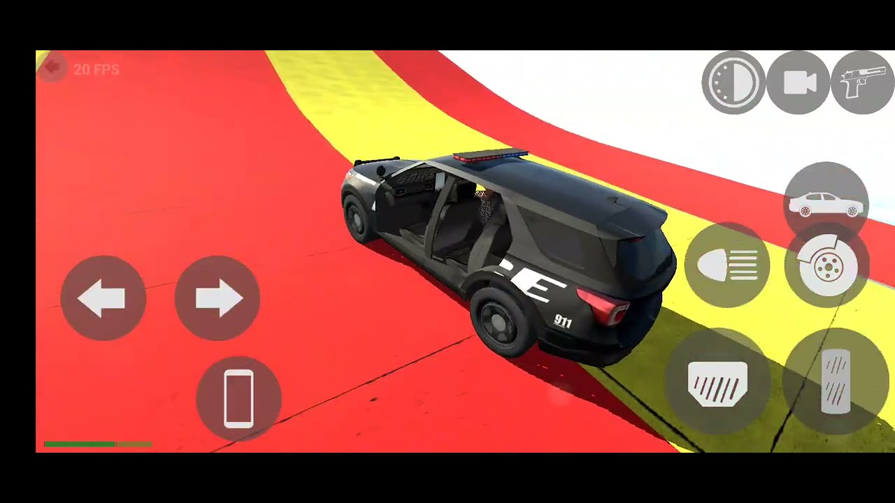 High jump with long jump police car 🤫👈😳 #indianbikedriving3d - YouTube