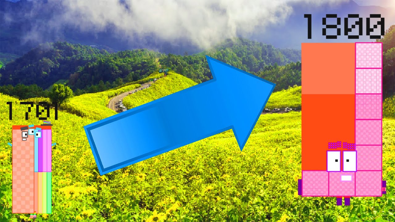 Numberblocks Band Retro 1701 to 1800 @For Mecurn - YouTube