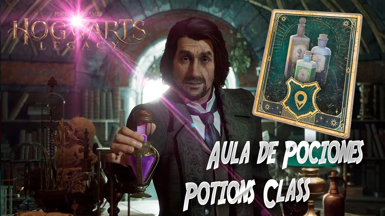 GUÍA Hogwarts Legacy Potions Class I Aula de Pociones - YouTube