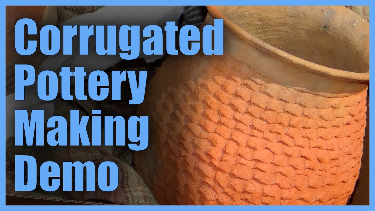 Corrugated Pottery Demo from 2014 Southwest Kiln Conference by Roger ...
