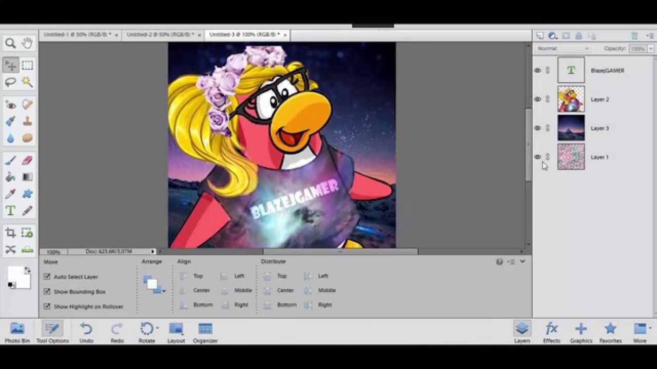 How To Make Custom Penguin Edits | Photoshop Tutorial - YouTube