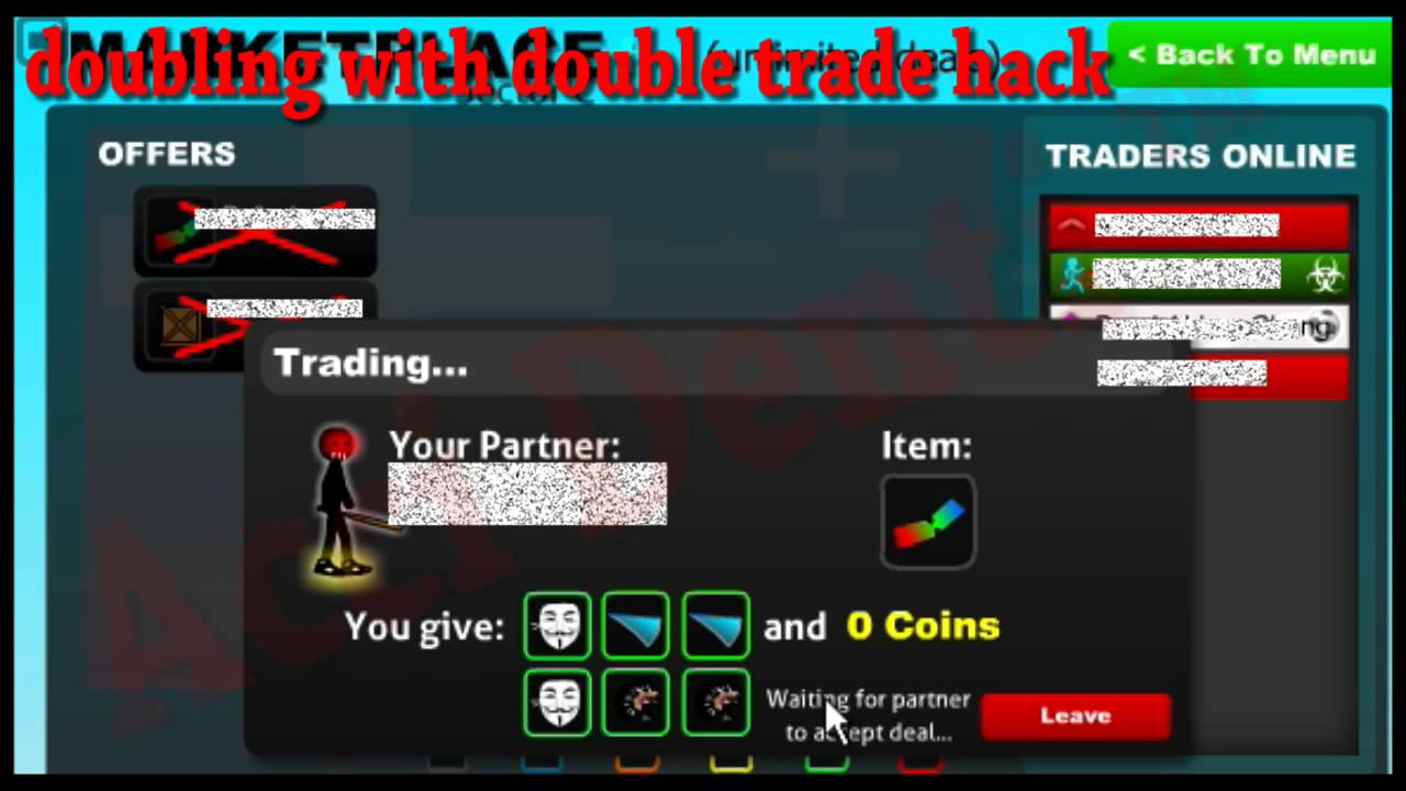 Stick Run - double trade hack - YouTube