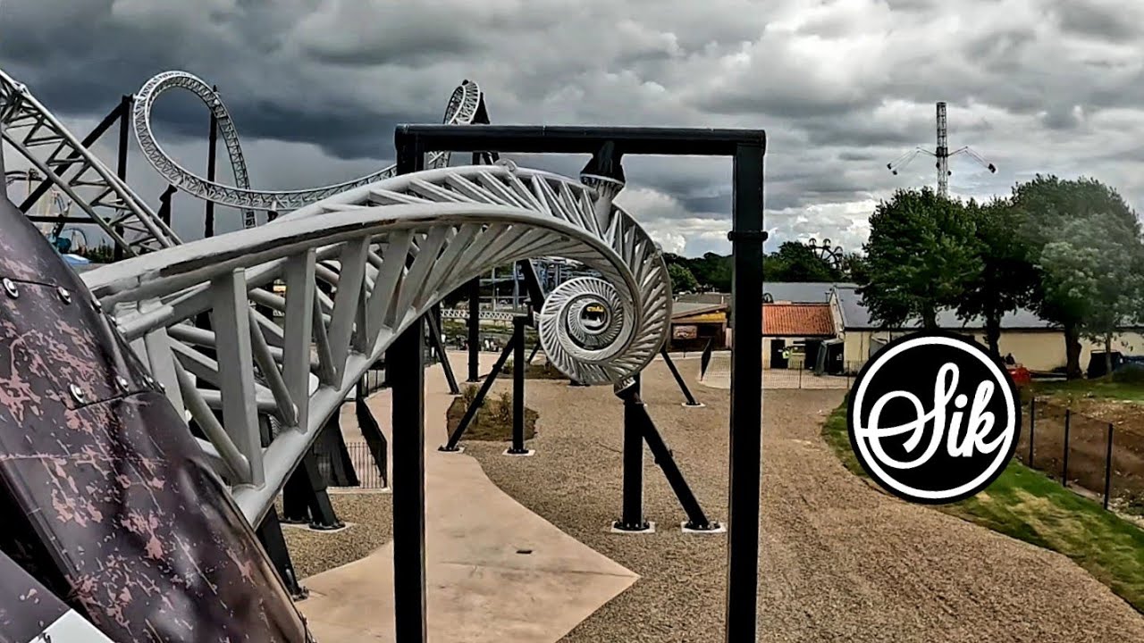 Sik: The UK's New Rollercoaster! 4K Front Row On Ride POV. - YouTube