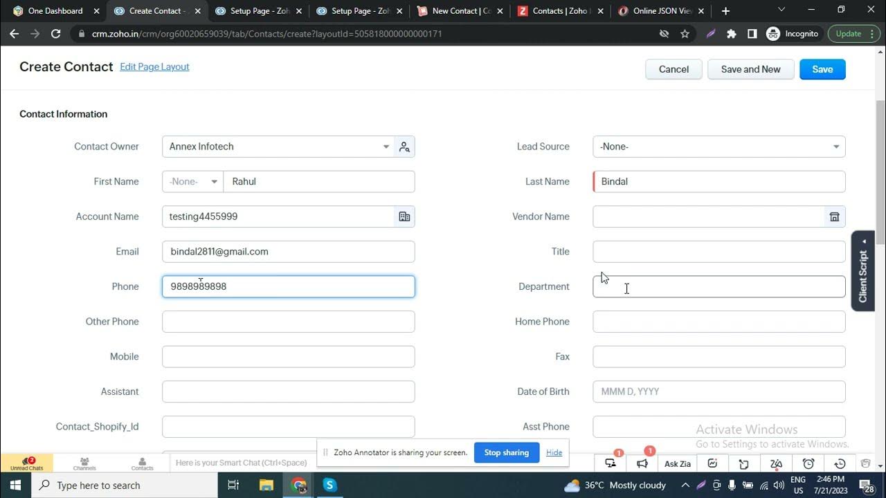 Zoho Crm integration with Zoho Inventory using deluge in hindi - Rahul Bindal - YouTube