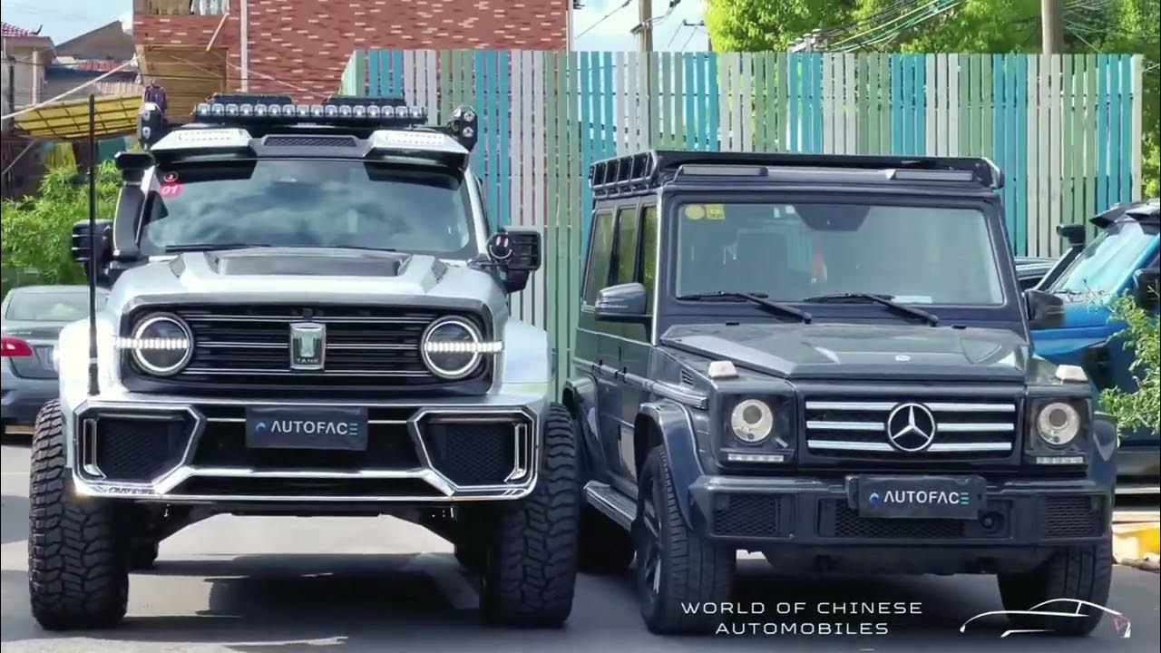Tank 300 goes backpacking and looks great with Mercedes Benz G63 - YouTube