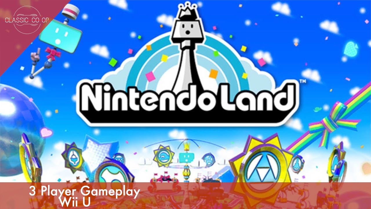 Nintendo Land | 3 Player Co-op Gameplay | Wii U - YouTube