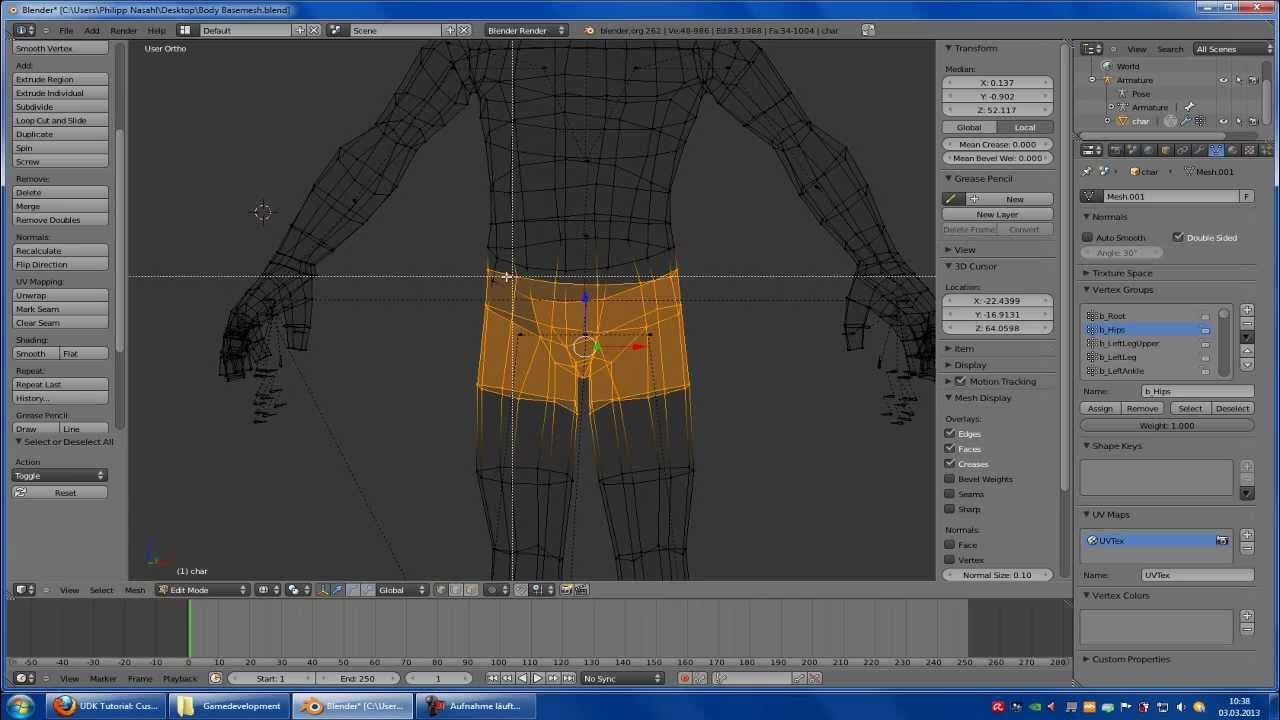 UDK/Blender Tutorial: Custom Bots (Part1) [english] - YouTube