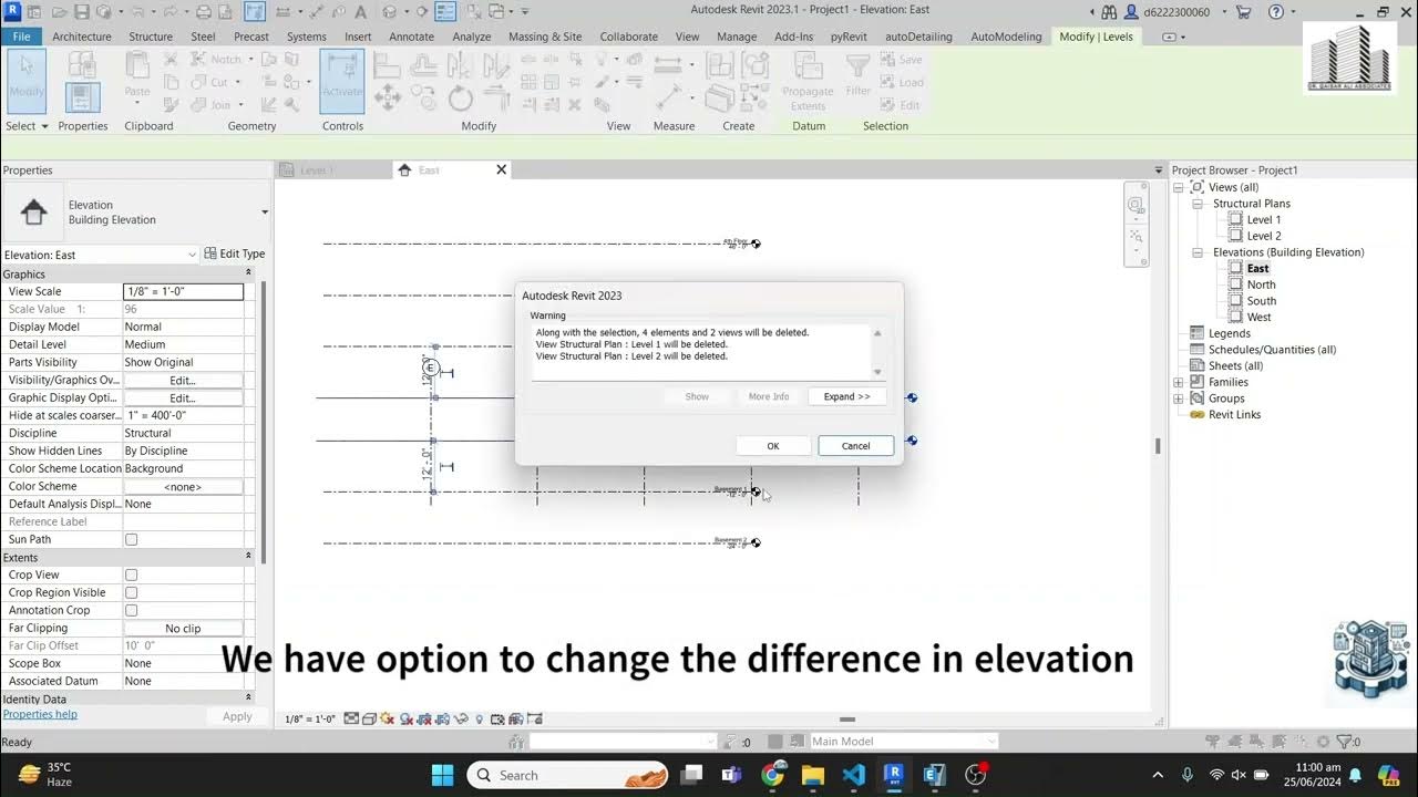 Revit API automatically generate Grids, Levels and dimensions - YouTube