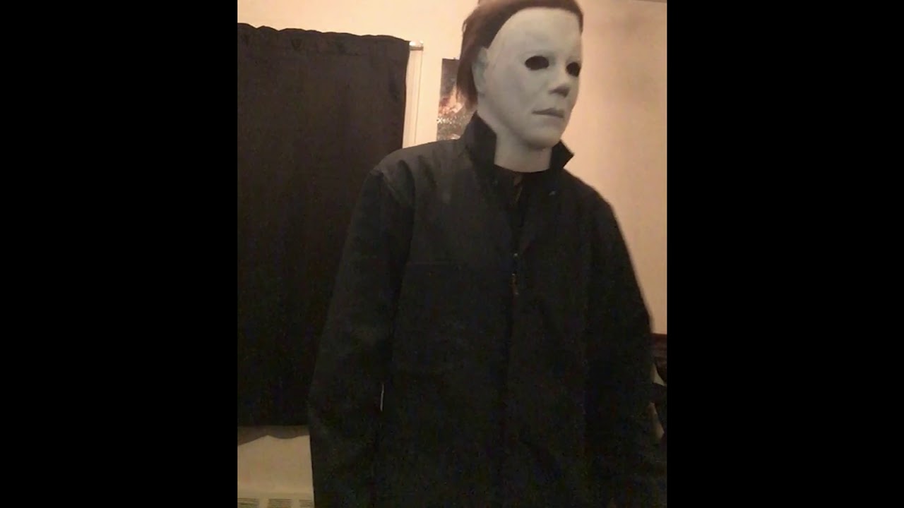 Halloween Michael Myers 78 mask with coveralls - YouTube