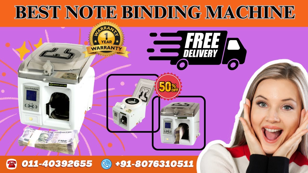 Best Note Binding Machine | Currency Bing Machine | Note Binding #viral ...