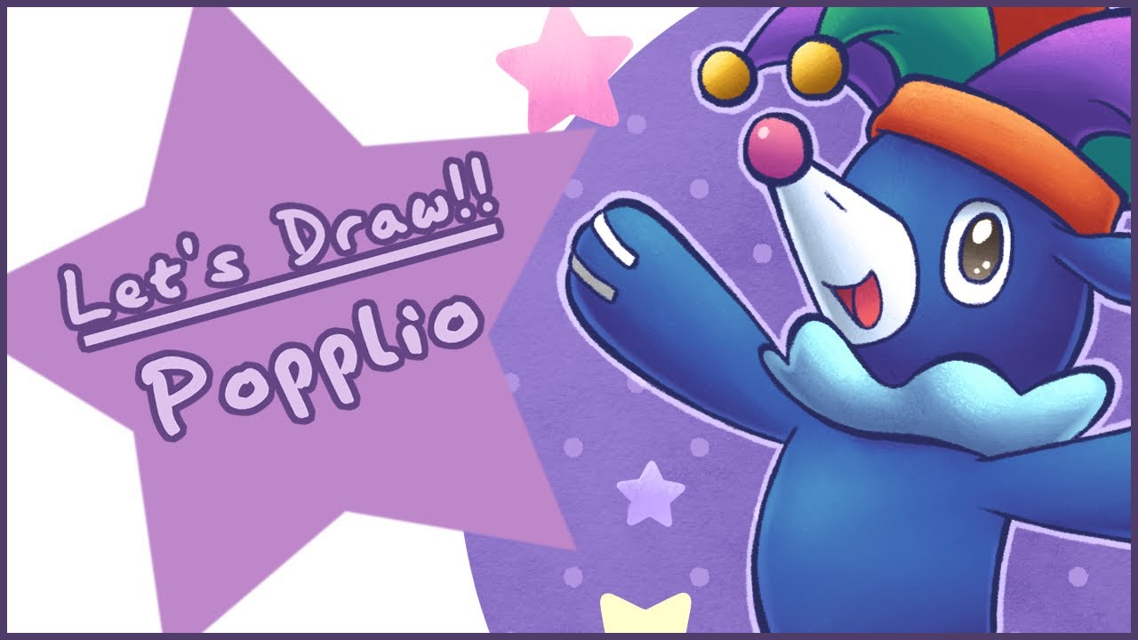 Let's Draw!! - Popplio Speedpaint - YouTube