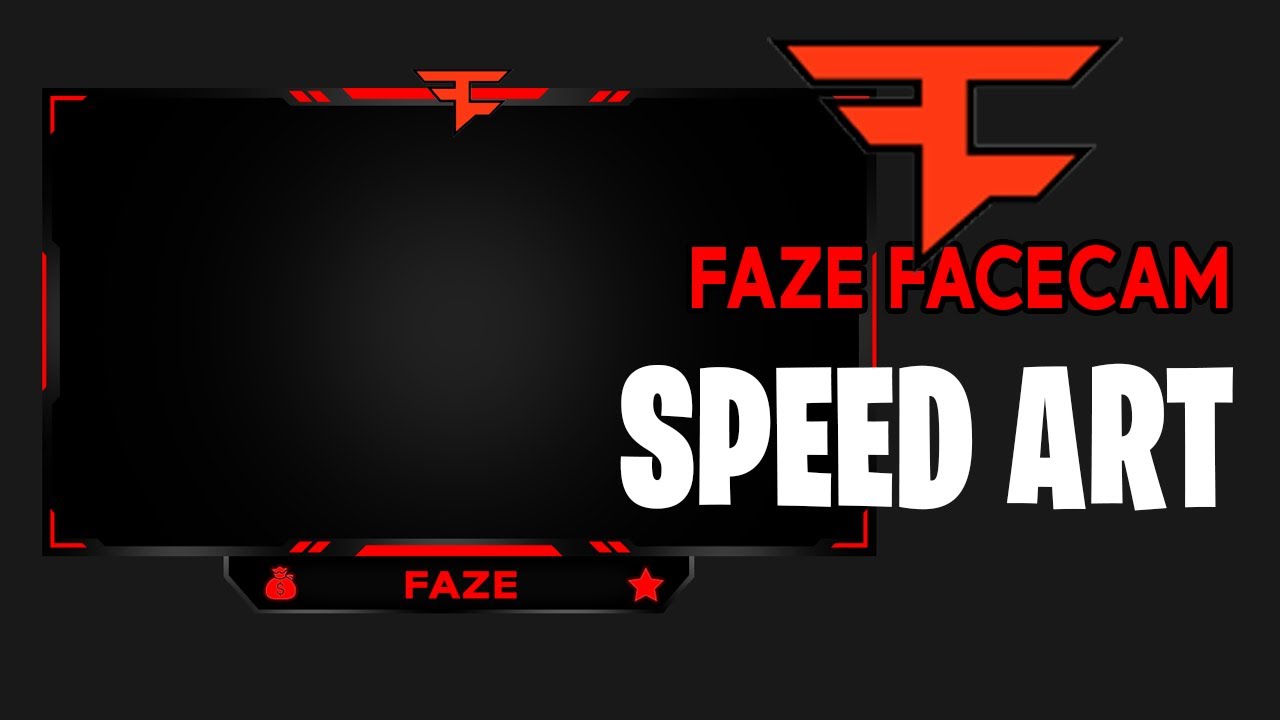 Faze Facecam Overlay Speedart - YouTube
