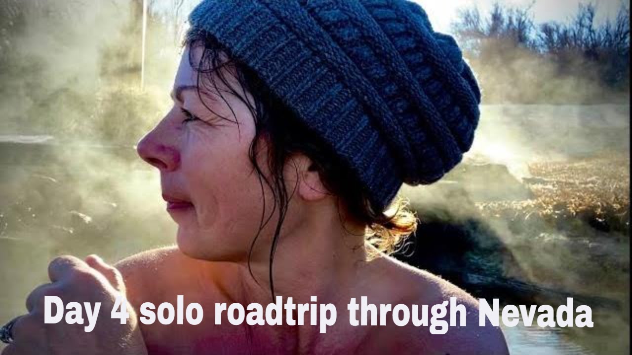 Solo Trip Day 4 Soak in Alkali Hot Springs, Area 51 alien center, and a ...